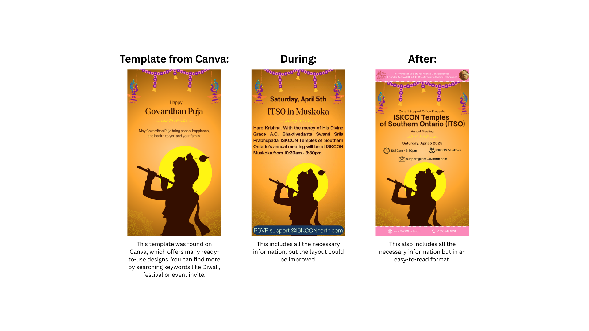 Poster Design – ISKCON north